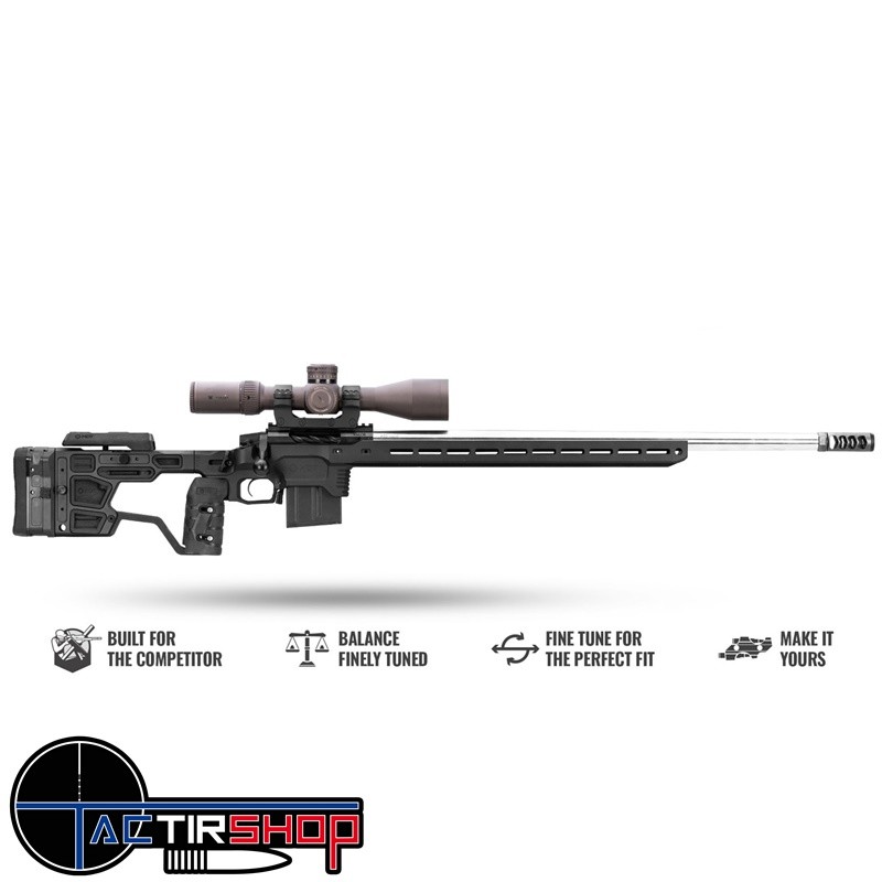 Châssis MDT ACC Elite Remington 700 Short Action Titanium Blue