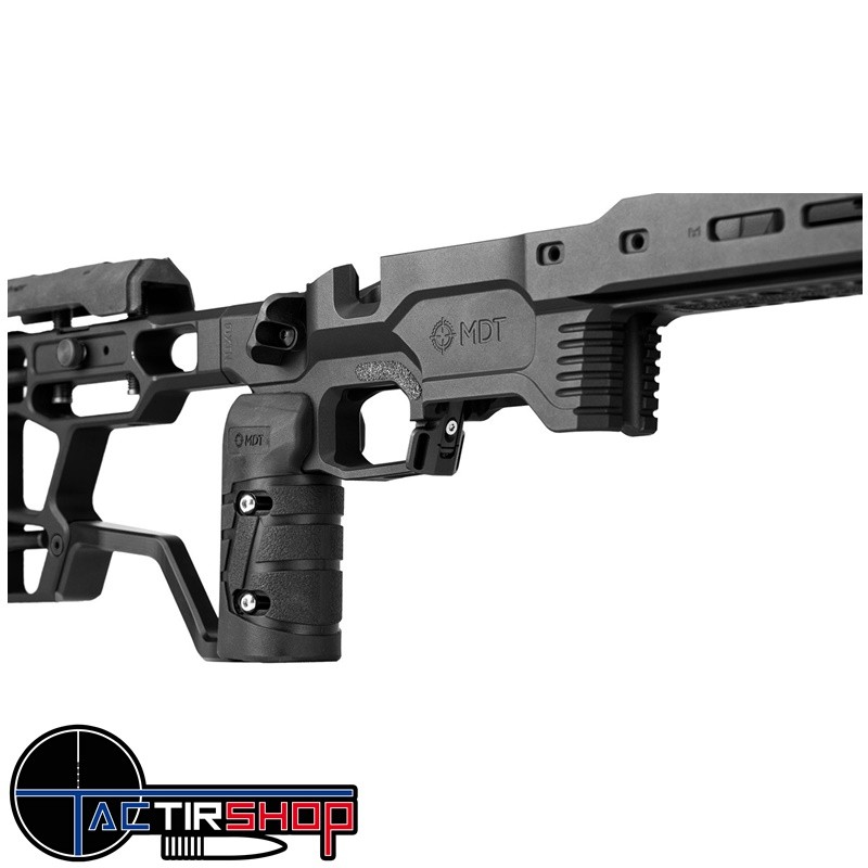 Châssis MDT ACC Elite Remington 700 Short Action Titanium Blue