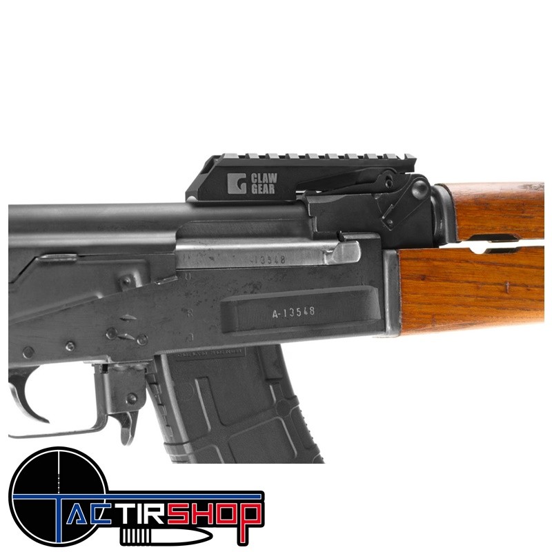 Rail picatinny Clawgear pour montage point rouge AK / AK Rear Sight ...