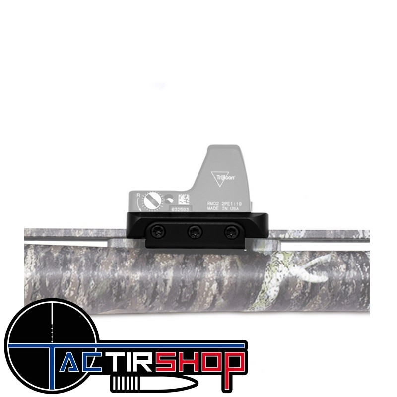 Support point rouge pour bande ventilée Warne Red-dot Shotgun Rib ...