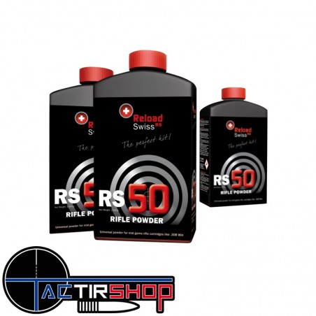 Poudre Reload Swiss RS 50 - bidon de 1kg