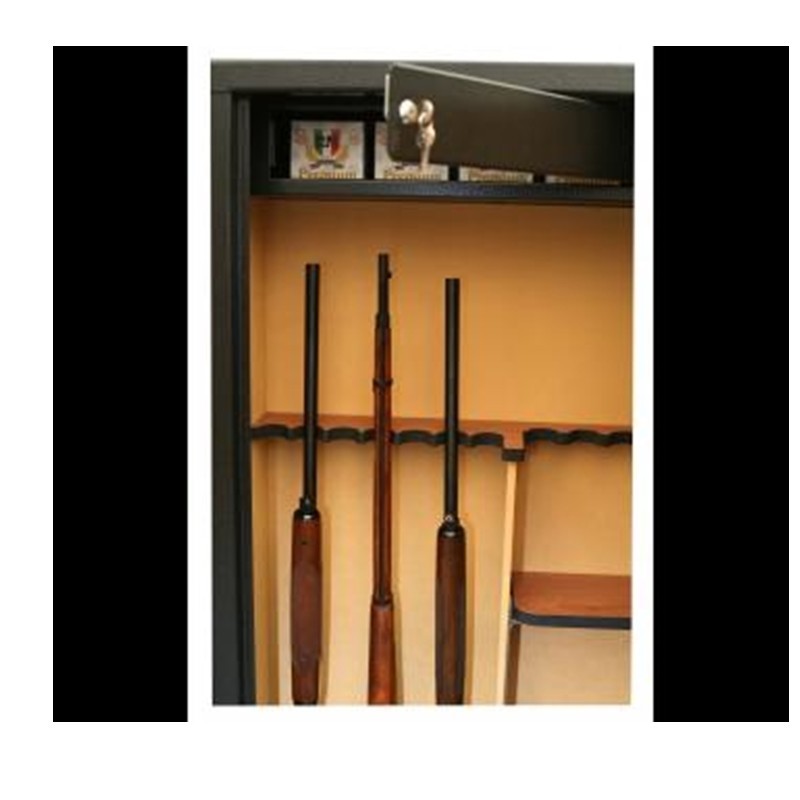 Armoire forte INFAC SENTINEL SD14 11 ARMES avec lunette plus 3 sur la porte avec coffre ...