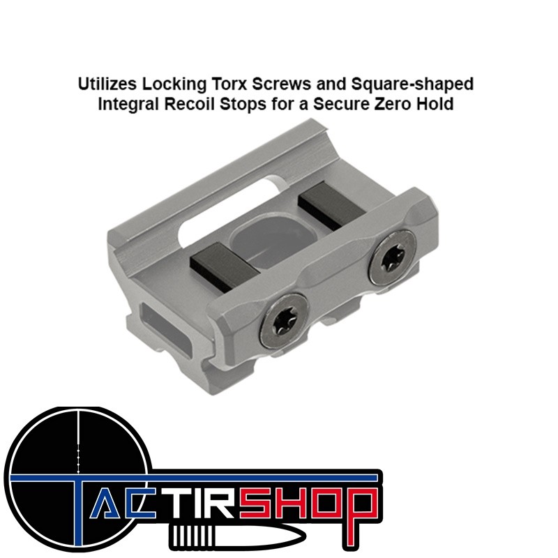 UTG Super Slim Picatinny Riser Mount, 0,83" de hauteur, 3 emplacements