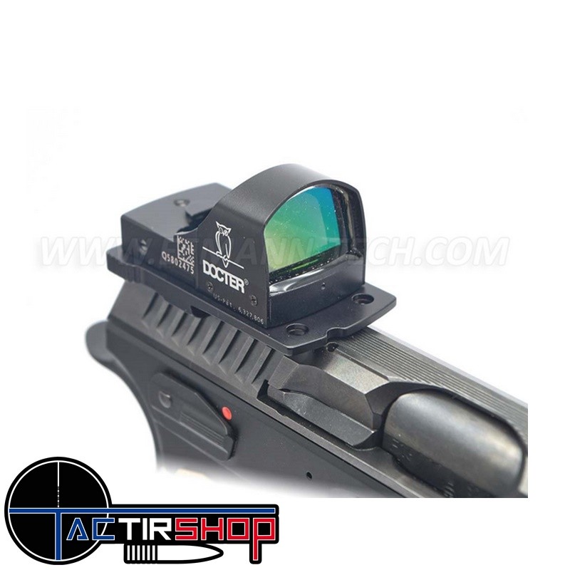 Plaque adaptatrice point rouge Eemann Tech Red Dot Mount pour CZ Shadow ...